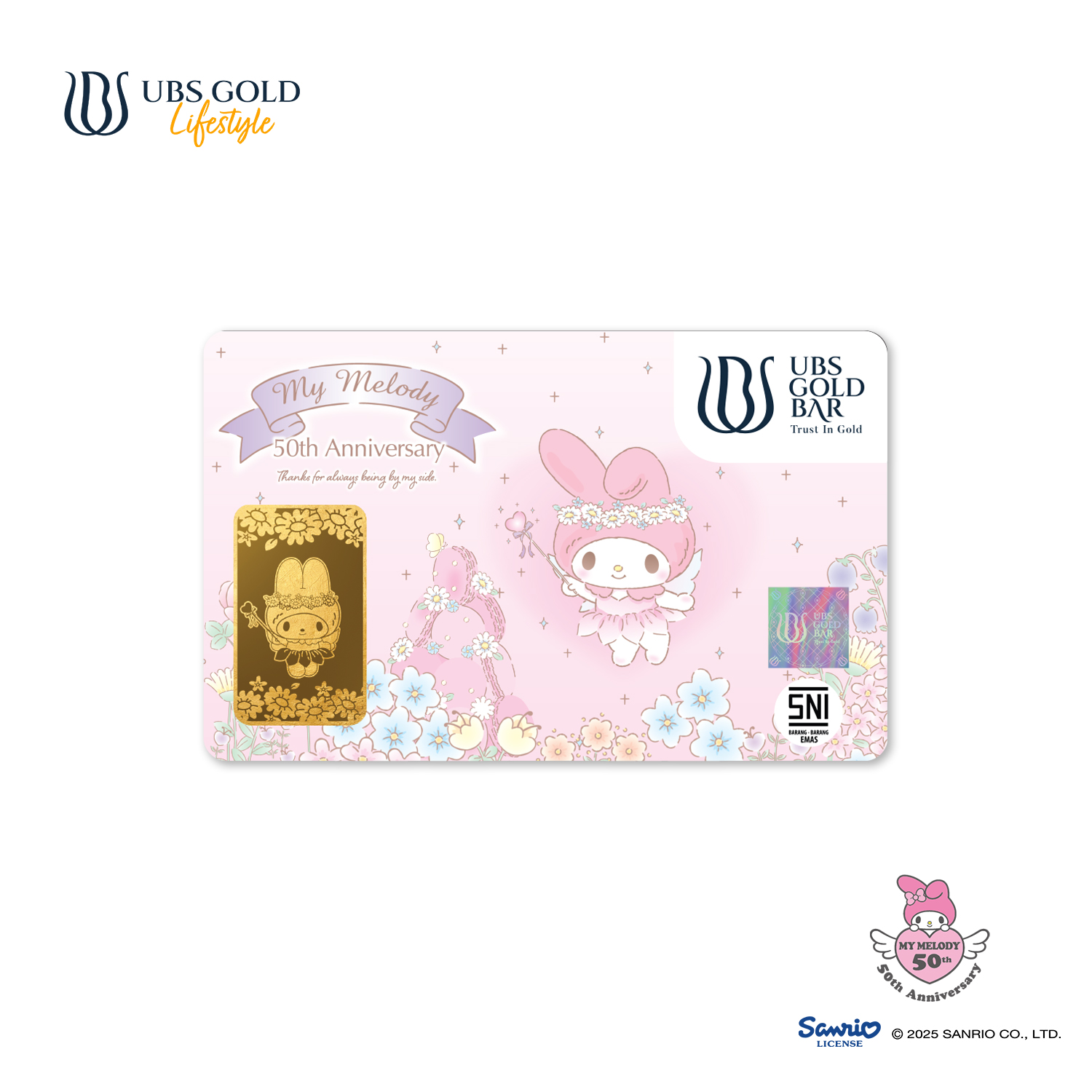 UBS Gold Logam Mulia Sanrio My Melody Fairy 5 Gr | UBSLifestyle